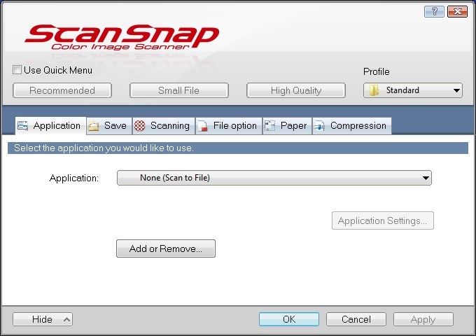 Setting up Scanner – Good's Millwork SOPs